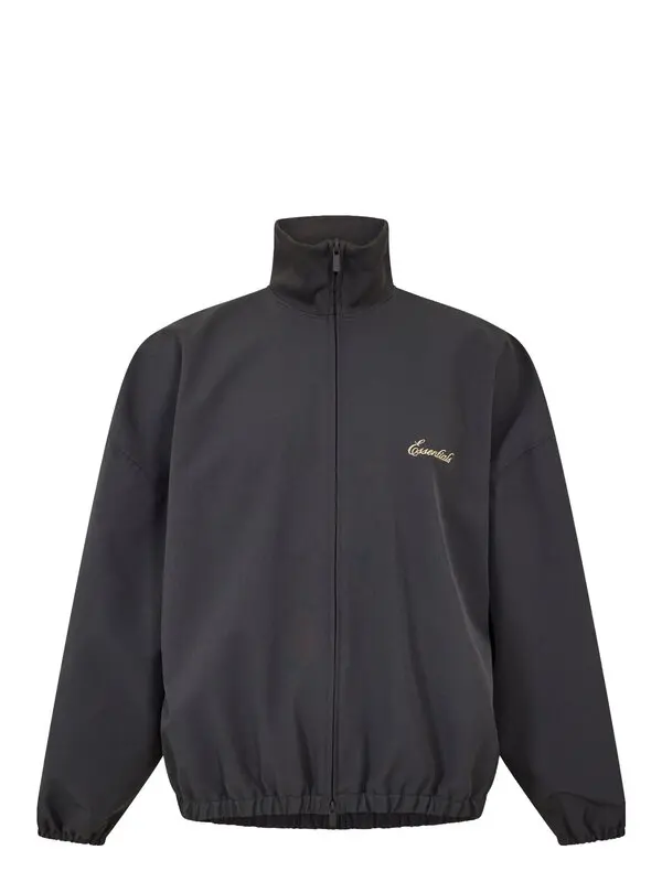 Fear Of God Logo Zip-up Jacket - Black