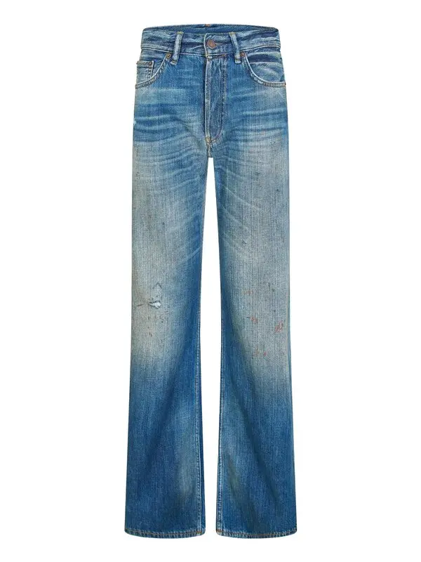 Acne Studios Wide Leg Jeans - Blue