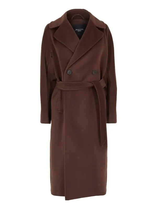 Max Mara Tailored Overcoat - Red