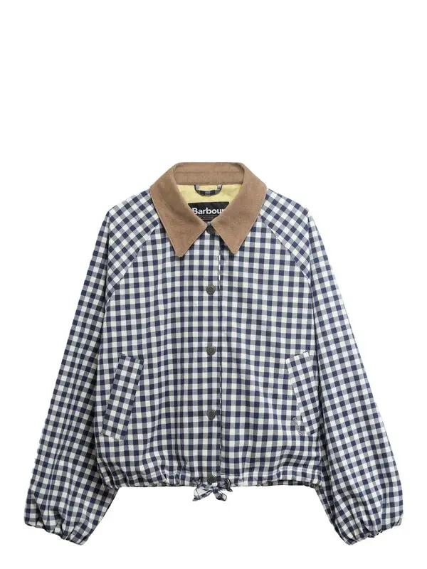 Barbour Classic Gingham Workwear Jacket - Gray