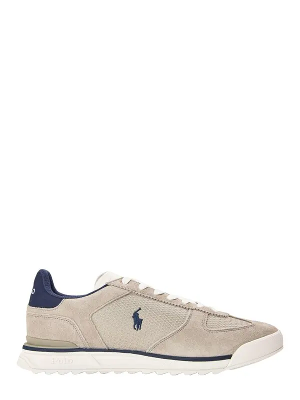 Polo Ralph Lauren Low Top Lace Up Sneakers - Nude