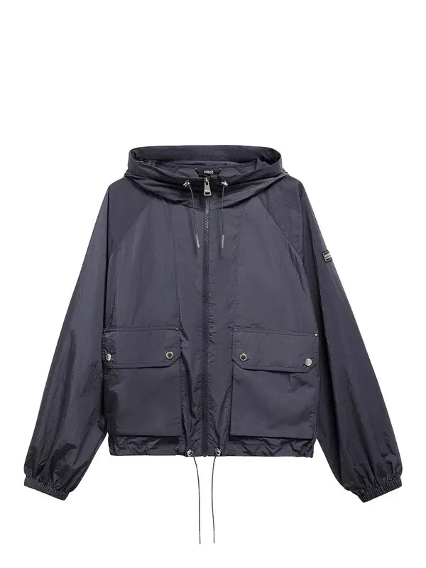 Barbour Anorak Jacket With Hood - Black