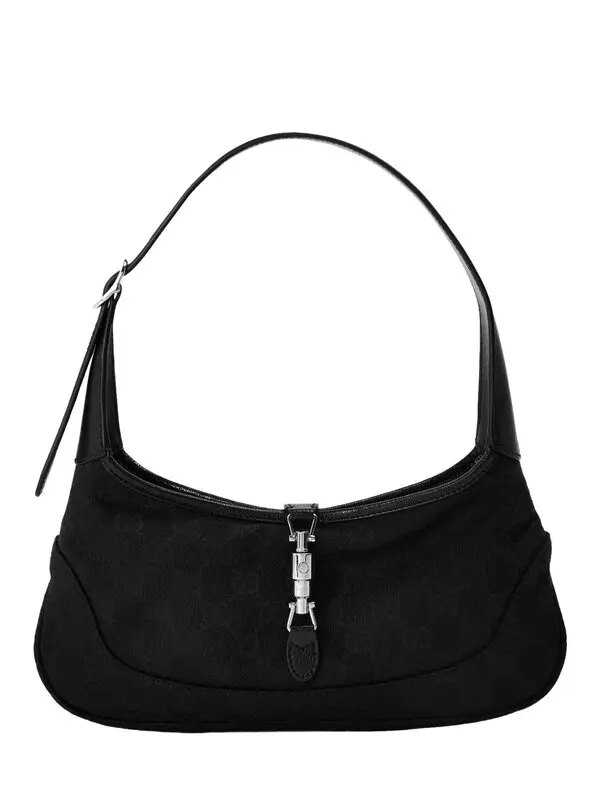 Gucci Small Monogram Shoulder Bag - Black