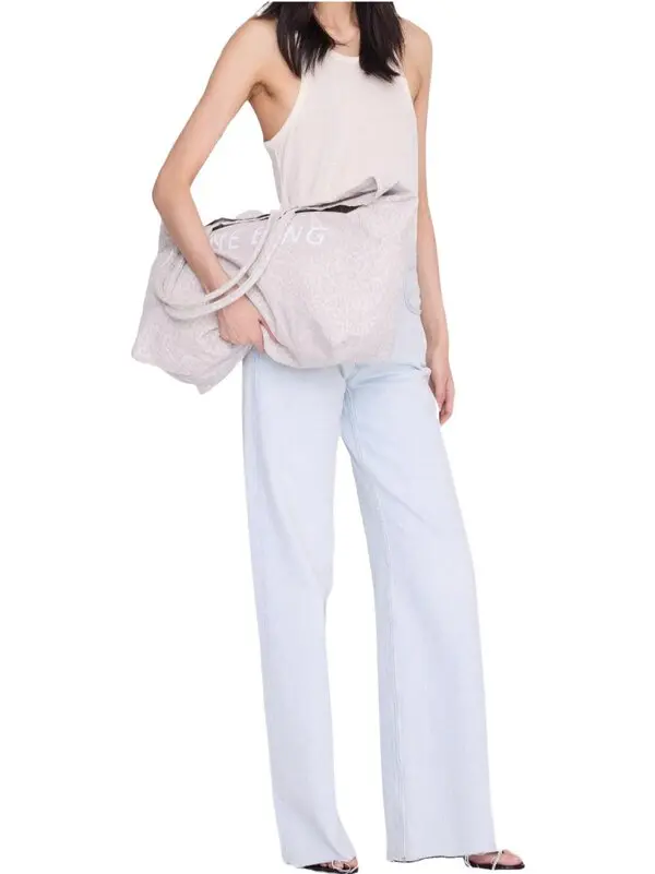 ANINE BING Canvas Tote Bag - White
