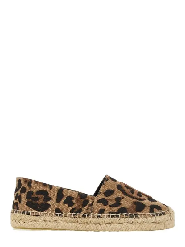 ANINE BING Paloma Print Espadrille Sandals - Leopard
