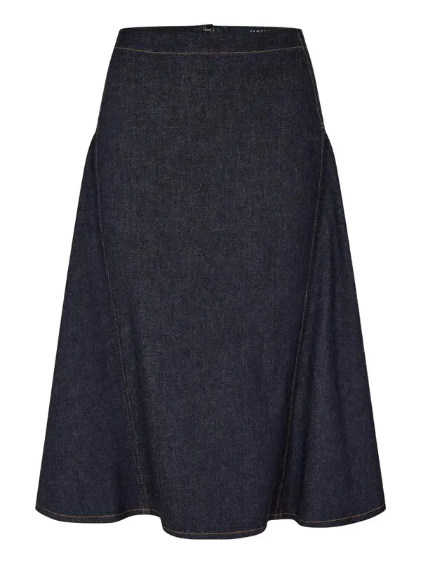 Jacquemus Denim Mini Skirt - Black