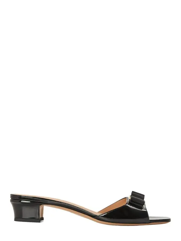 FERRAGAMO Versatile Minimalist High Heel Sandals - Black