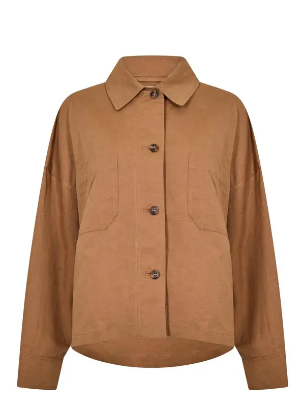 Max Mara Long Sleeve Shirt - Brown