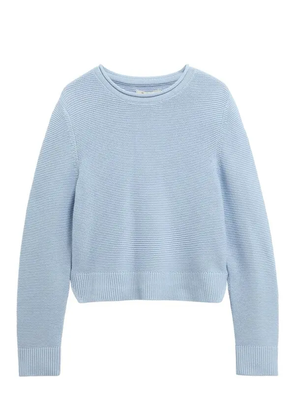 Barbour Crew Neck Knit Sweater - Blue