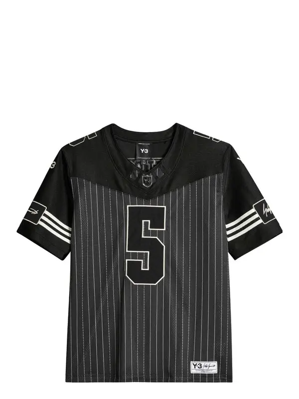 Y3 Elite" Athletic Jersey T-shirt - Black