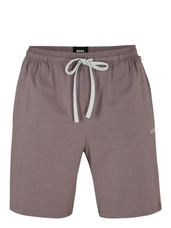 Hugo Boss Drawstring Waist Shorts - Gray