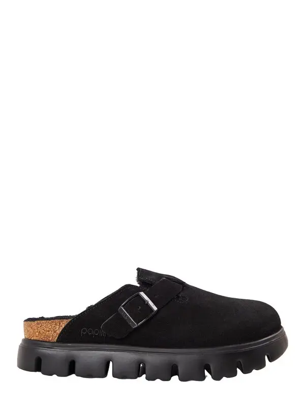 BIRKENSTOCK Boston Chunky Platform Clogs - Black