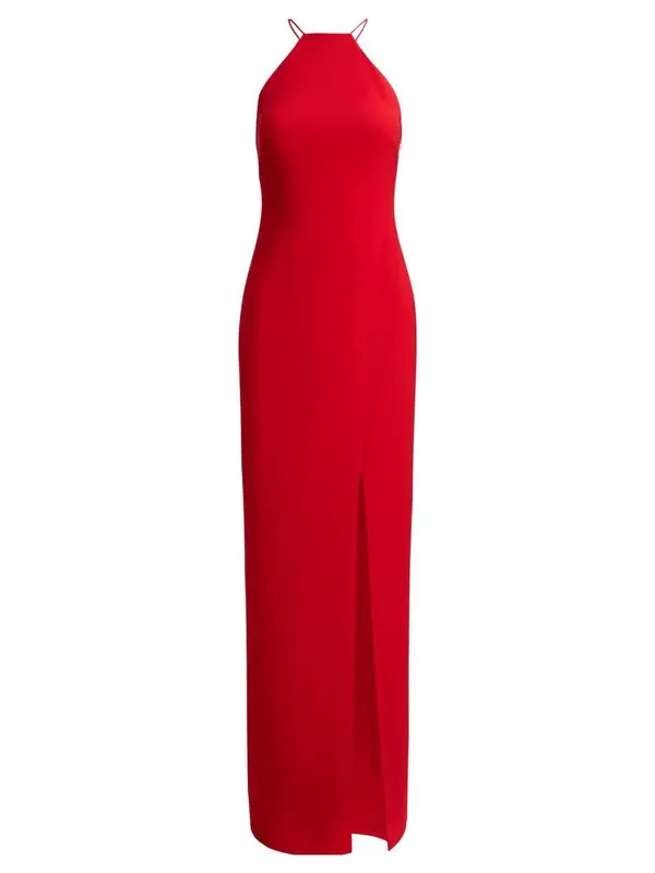 Ralph Lauren Halterneck Maxi Gown - Red
