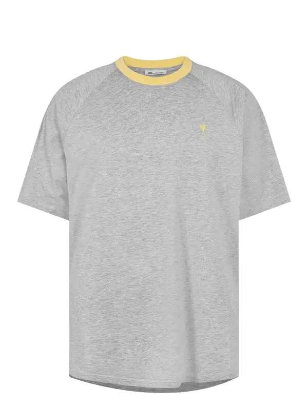 AMI Paris Classic Crew Neck T-shirt - Gray