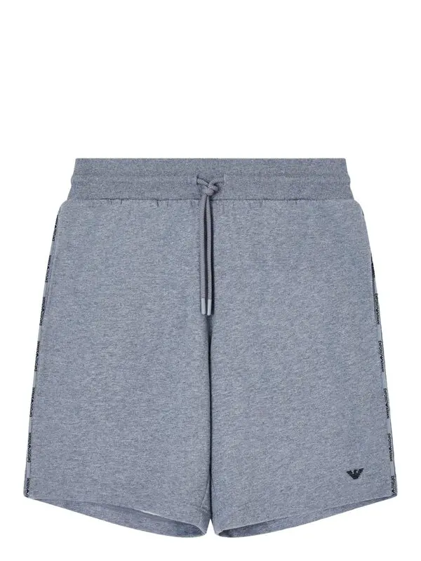 Emporio Armani Logo Athletic Shorts - Gray