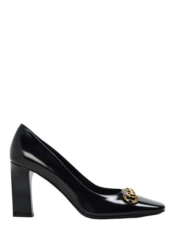 Gucci Block Heel High Heels - Black