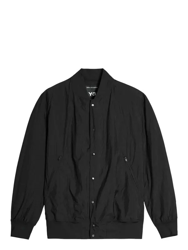 Y3 Cropped Bomber Jacket - Black