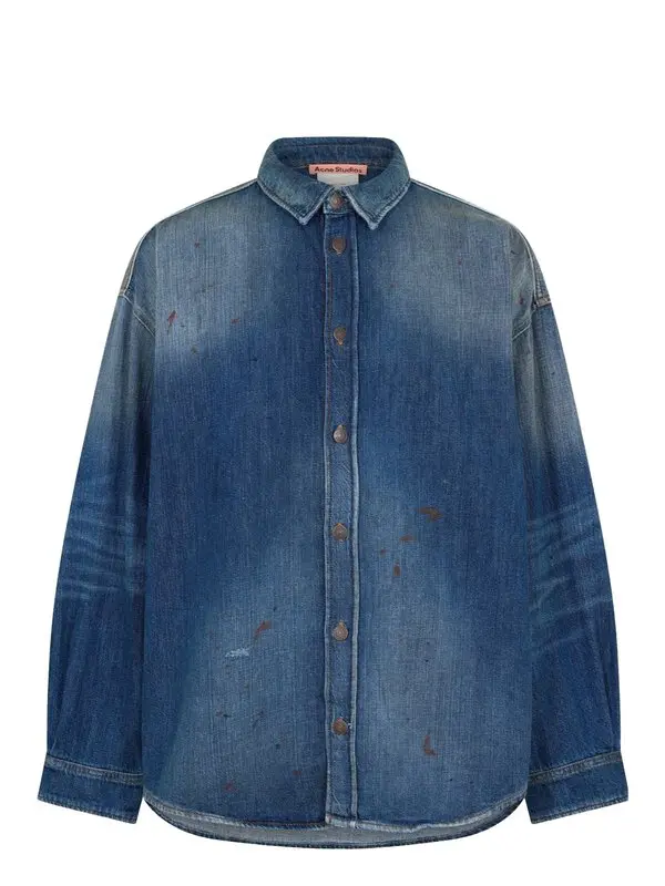 Acne Studios Oversized Denim Jacket - Blue