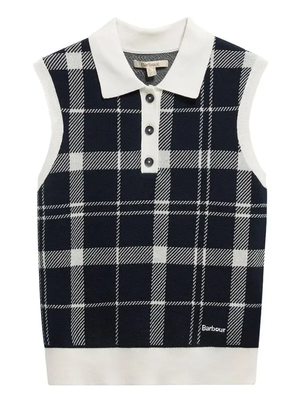 Barbour Knitted Short-sleeve Polo Shirt - Black