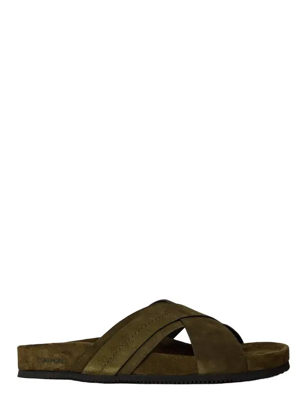 TOM FORD Slider Slippers - Black