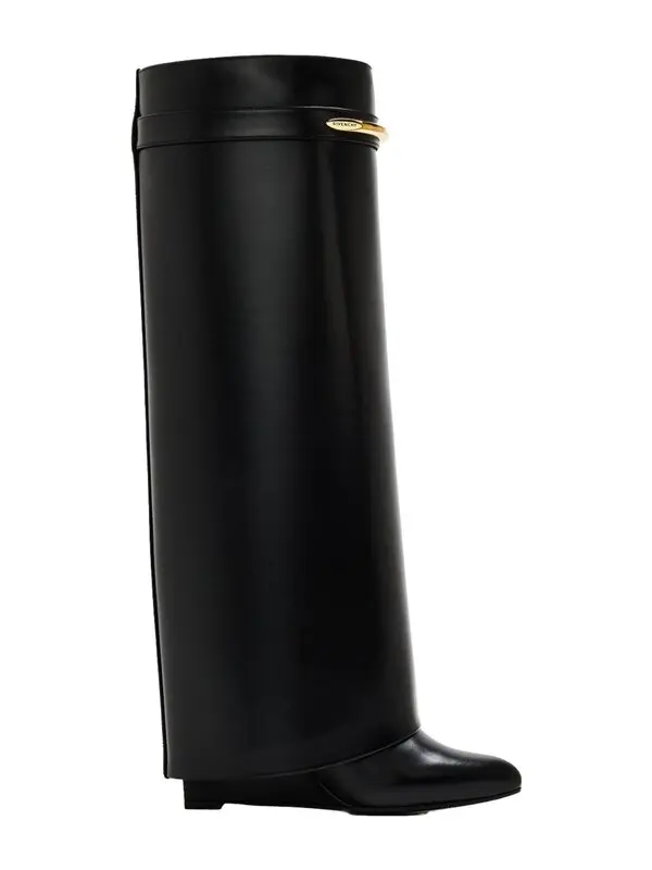 Givenchy Knee-high Boots With Structured Design - Black