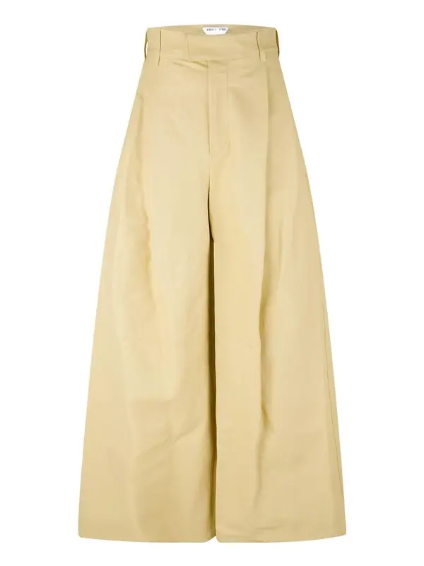 Bottega Veneta Wide-leg Tailored Trousers - Nude