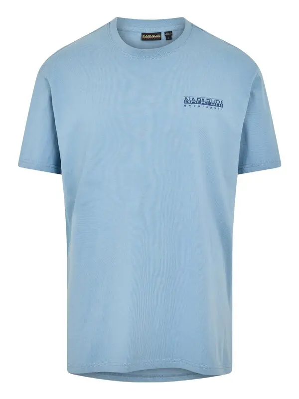 NAPAPIJRI Logo Crew Neck T-shirt - Blue