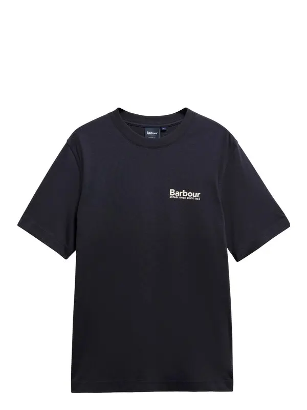 Barbour Logo Short-sleeve T-shirt - Deep Navy