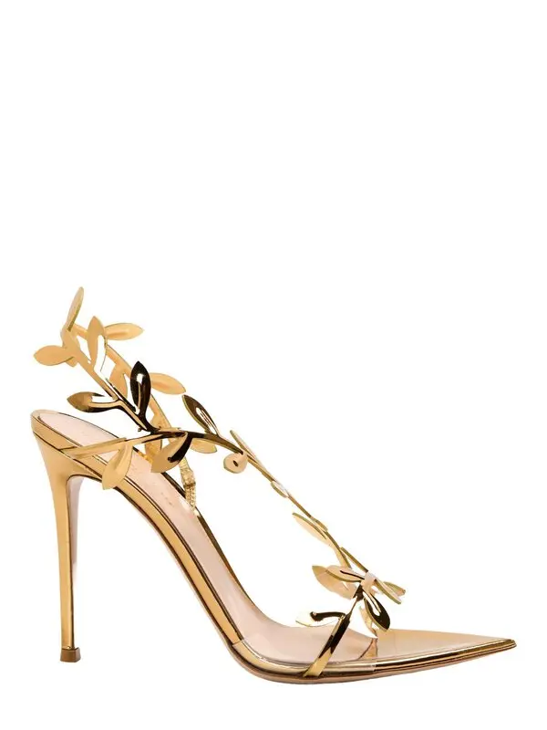 GIANVITO ROSSI Flavia 100mm Stiletto Sandals - Nude