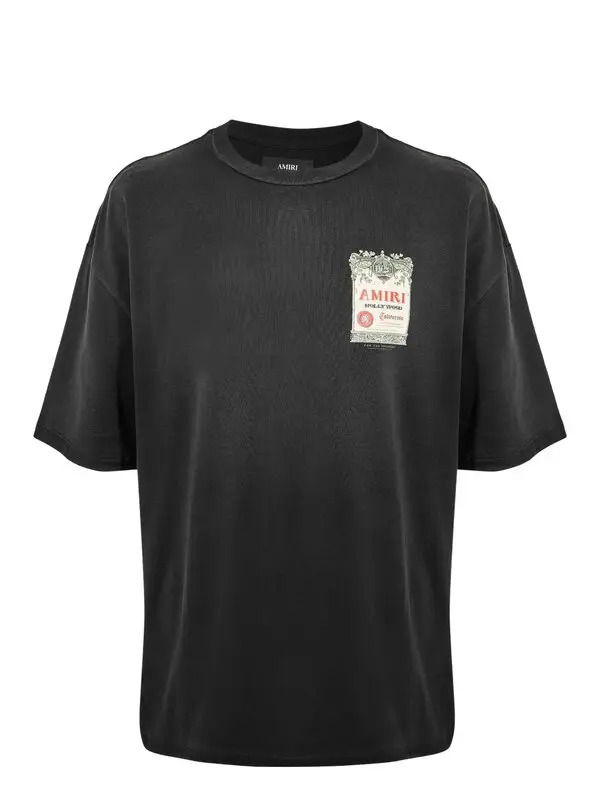 Amiri Oversized T-shirt - Black