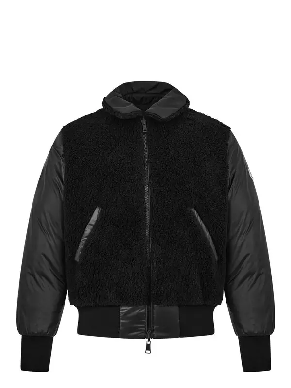 Moncler Down Fill Technical Bomber Jacket - Black