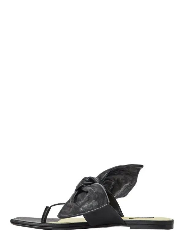 Givenchy Minimalist Flat Sandals - Black