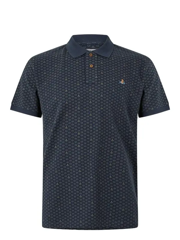 VIVIENNE WESTWOOD Short-sleeved Polo Shirt - Black