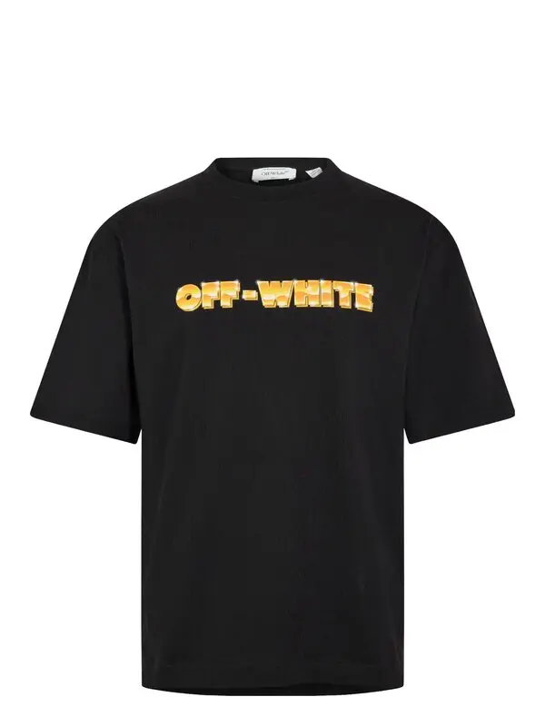 Off-White Simple Short-sleeve T-shirt - Black