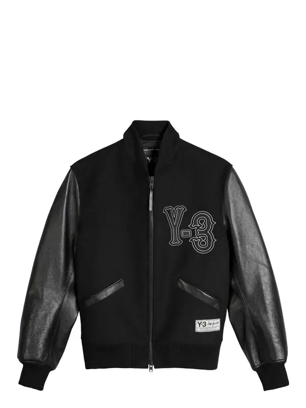 Y3 Classic Leather Jacket - Black