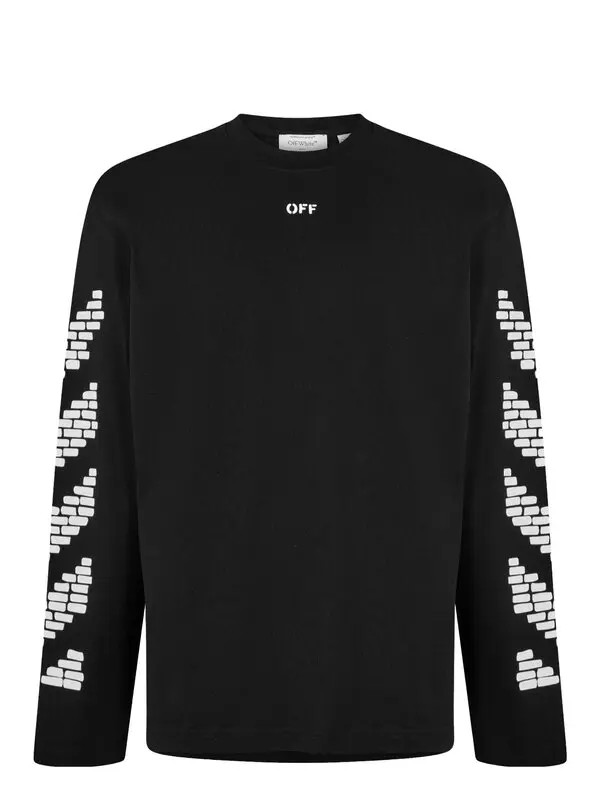 Off-White Long Sleeve T-shirt - Black