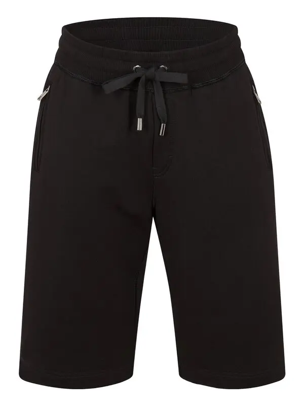 Dolce & Gabbana Logo Detail Bermuda Shorts - Black