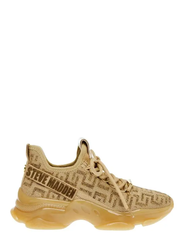 Steve Madden Sm Ny90" Printed Low Top Sneakers - Nude