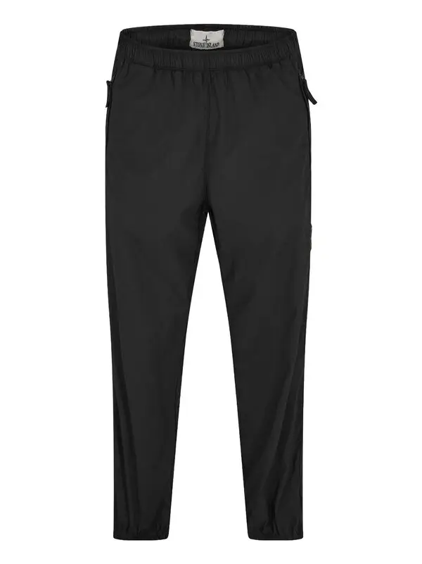 Stone Island Simple And Form-fitting Pants - Black
