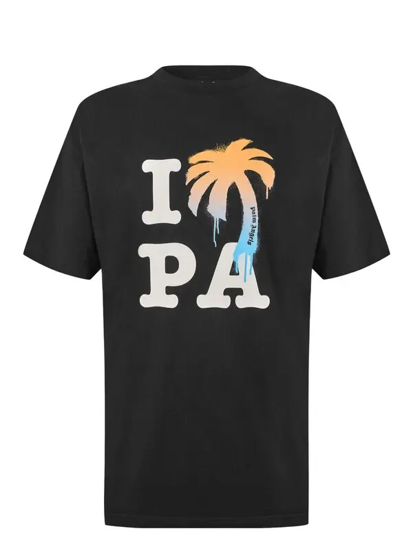 Palm Angels Minimalist And Stylish T-shirt - Black