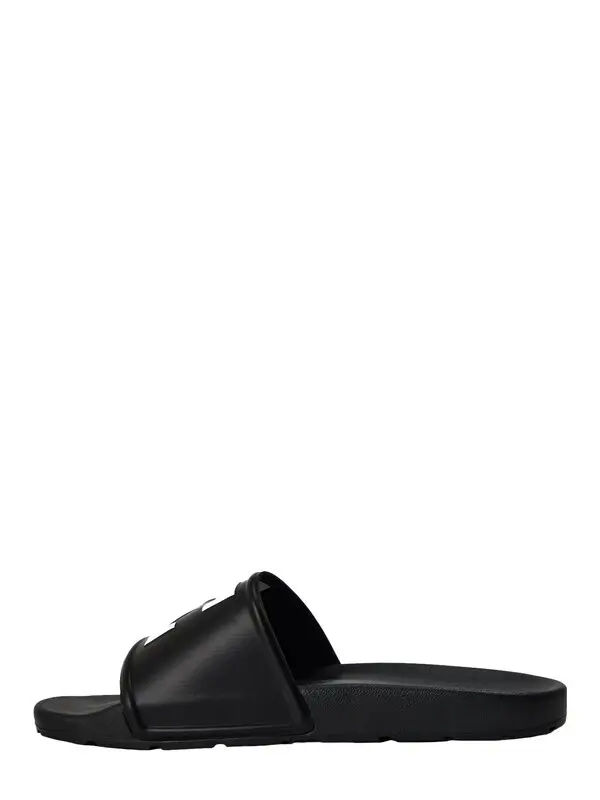 Off-White Logo Pool Sliders - Black