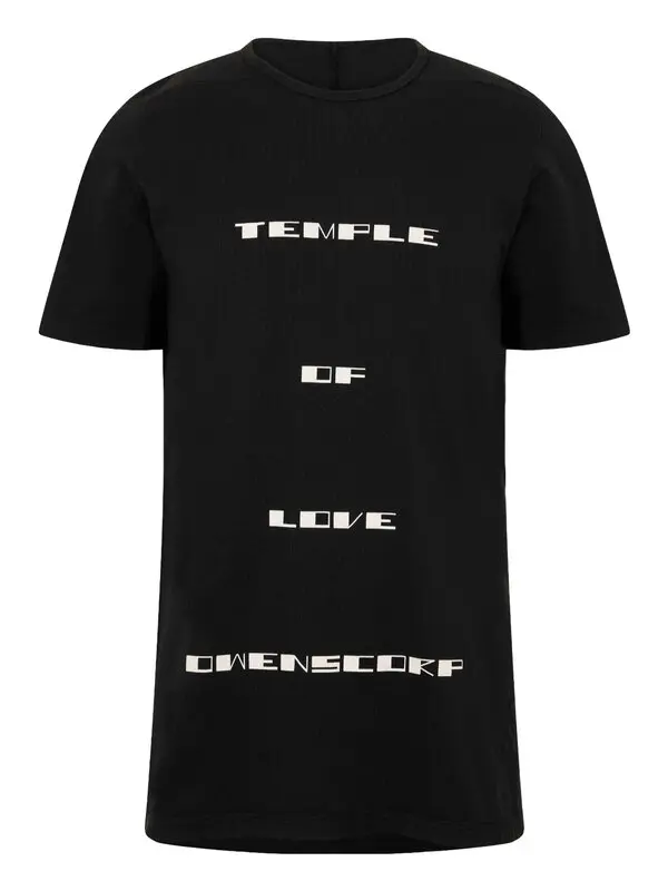 Rick Owens Crew Neck Short Sleeve T-shirt - Black