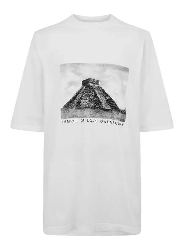 Rick Owens Oversized Fit Oversized T-shirt - White