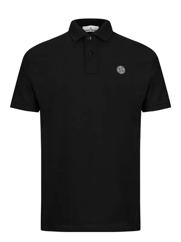 Stone Island Casual Polo Shirt - Black