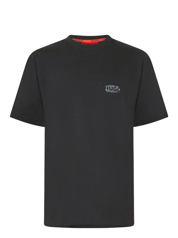 Hugo Boss Logo Crew-neck T-shirt - Black