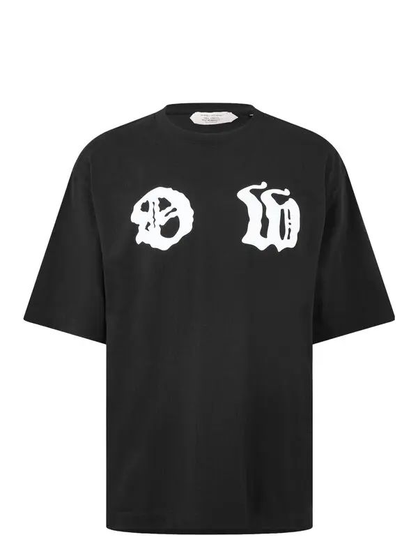 Off-White Minimalist Arrow Pattern T-shirt - Black