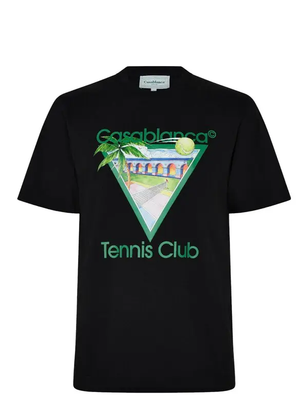 Casablanca Printed T-shirt - Black