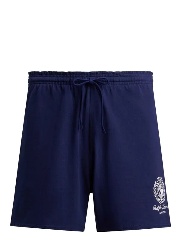 Polo Ralph Lauren Fleece Shorts With Drawstring Waist - Black