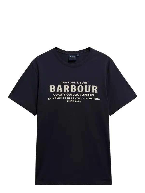 Barbour Printed T-shirt - Deep Navy