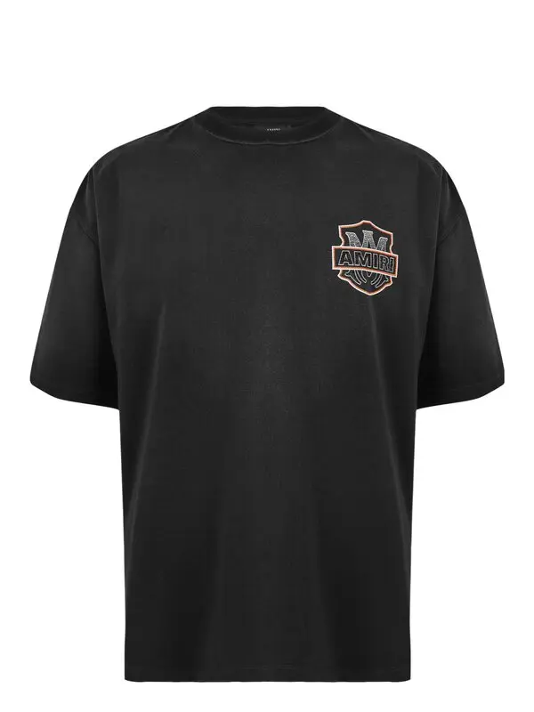 Amiri Loose-fitting Short-sleeve T-shirt - Black
